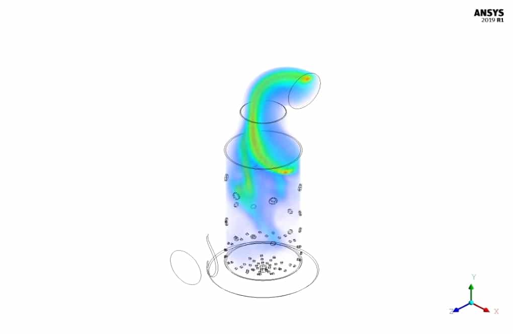 Combustion Chamber (Transient) ANSYS Fluent CFD Simulation Training ...