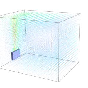 Heater Applied for a Room HVAC, CFD Simulation - MR CFD