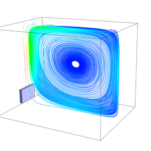 Heater Applied for a Room HVAC, CFD Simulation - MR CFD