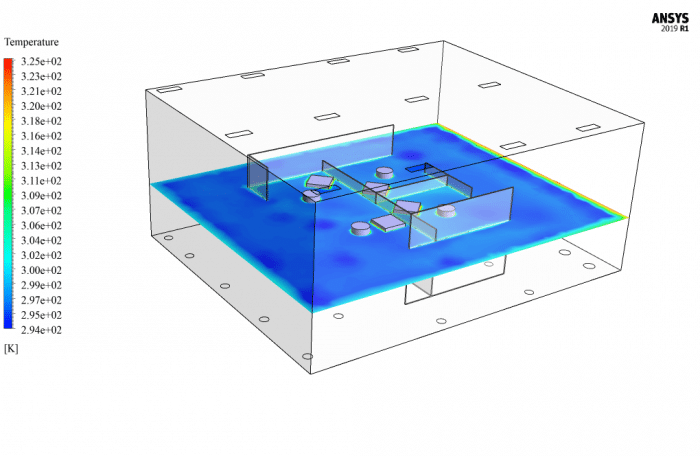 Computer Room Air Conditioning CFD Simulation, DPM - MR CFD