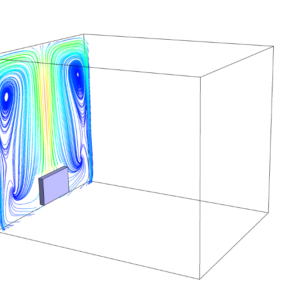 Heater Applied for a Room HVAC, CFD Simulation - MR CFD