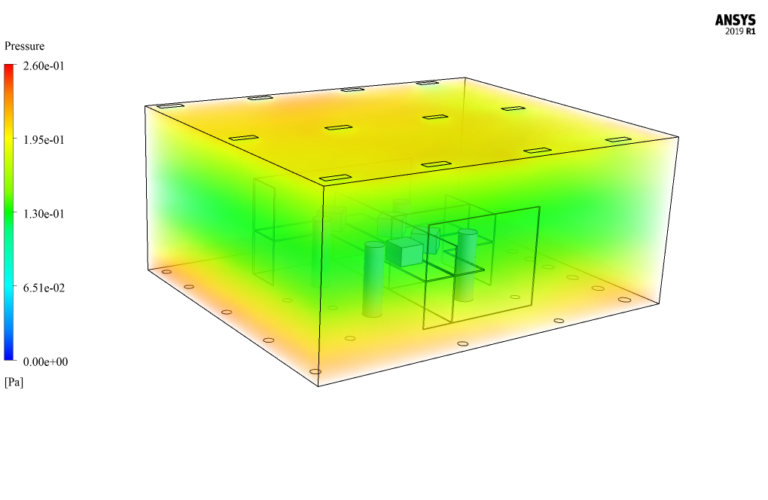 Computer Room Air Conditioning CFD Simulation, DPM - MR CFD