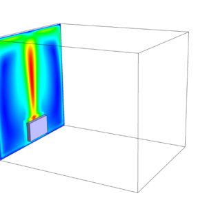 Heater Applied for a Room HVAC, CFD Simulation - MR CFD