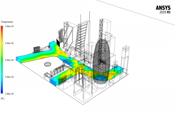 Pollution in a Real Urban Zone, ANSYS Fluent CFD Simulation Training ...