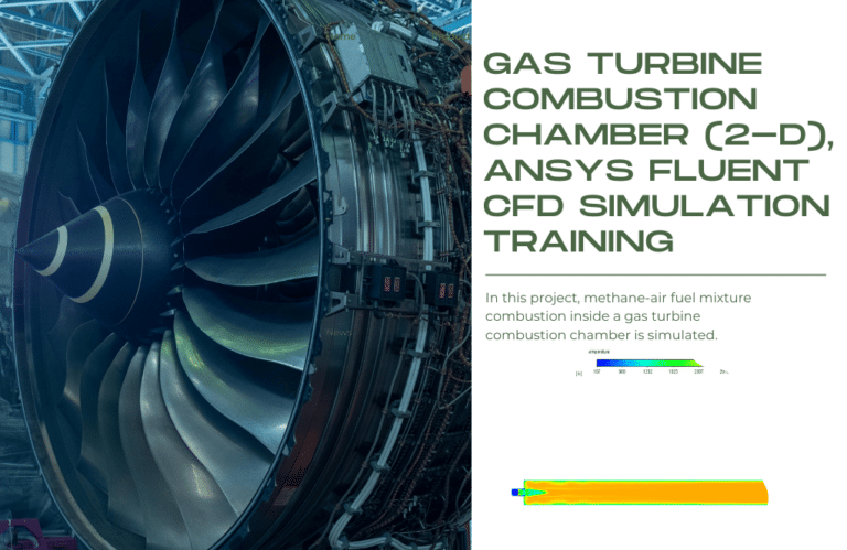 Gas Turbine Combustion Chamber 2-D CFD Simulation - MR CFD