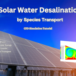 Solar Still Desalination CFD Training Package, 5 Learning Products - MR CFD