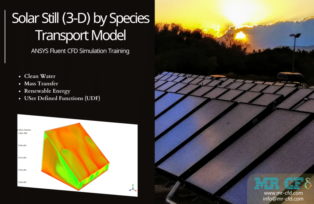 Solar Still (3-D) by Species Transport Model, ANSYS Fluent CFD ...