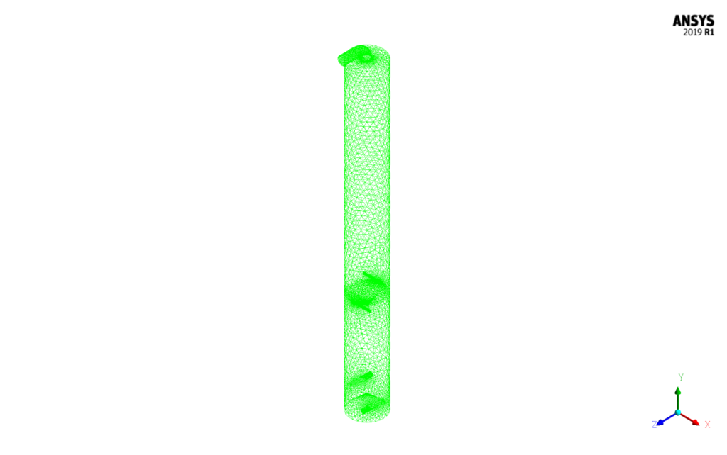 Gasification in Gasifier Chamber by CHEMKIN, P1 Radiation Model - MR CFD