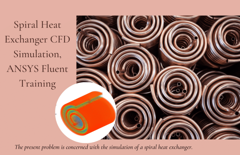 Spiral Heat Exchanger CFD Simulation, ANSYS Fluent by ANSYS Fluent - MR CFD