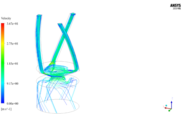 Multi-Phase Flow in an Injector CFD Simulation (Two-Phase VOF Model ...