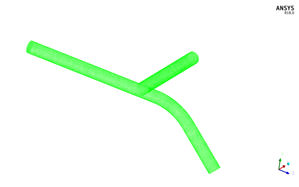 Non Newtonian Blood Pulse Flow in a Vein, CFD Training