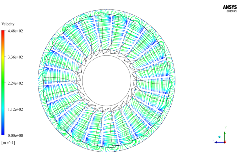 Axial Flow Compressor (Rotor NASA 37) Simulation - MR CFD
