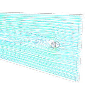 Airflow on the Dimpled Rotating Cylinder CFD Simulation - MR CFD