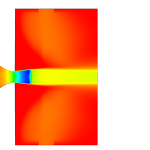 Supersonic Nozzle Flow Separation and Shock Wave - MR CFD