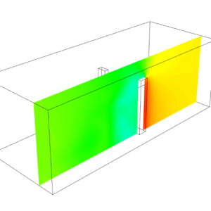 External Flow Around Tall Buildings, Transient - MR CFD
