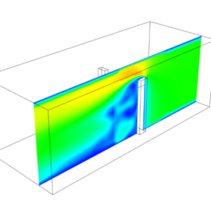 External Flow Around Tall Buildings, Transient - MR CFD