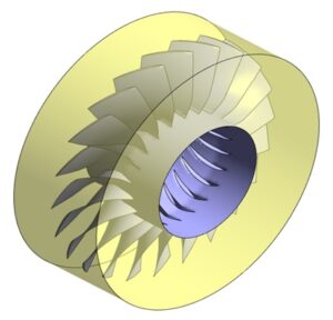 Axial Flow Compressor (Rotor NASA 37) Simulation, ANSYS Fluent Training ...
