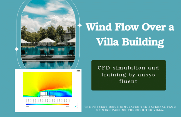 Wind Flow Over a Villa Building CFD Simulation - MR CFD