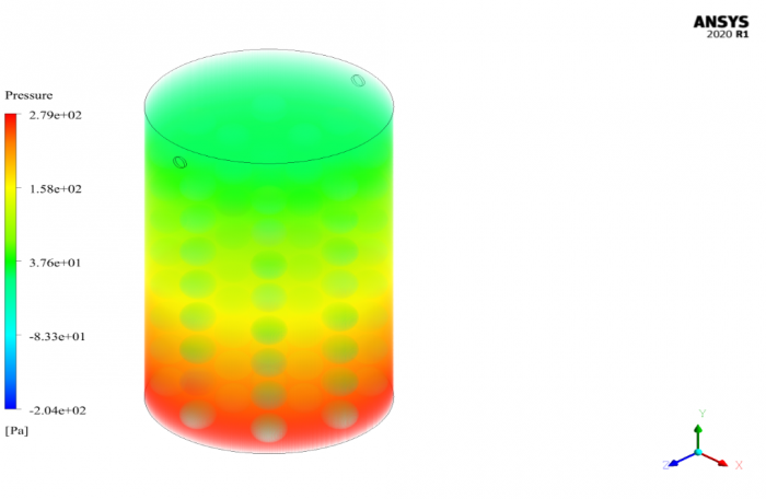 Storage Tank containing PCM CFD Simulation, ANSYS Fluent Tutorial - MR CFD
