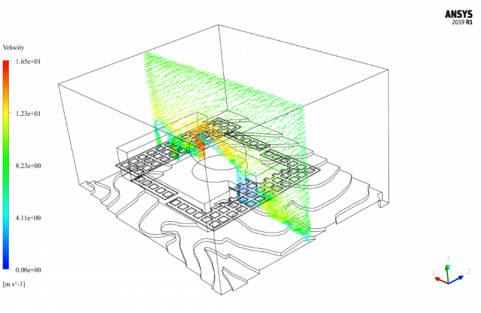 External Flow around an Atrium CFD Simulation, ANSYS Fluent Training ...