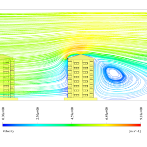 Wind Flow Around Three Buildings CFD Simulation, ANSYS Fluent Tutorial ...