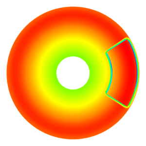 Brake Disk System Conduction Heat Transfer, ANSYS Fluent Simulation ...