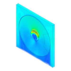 Brake Disk System Conduction Heat Transfer, ANSYS Fluent Simulation ...