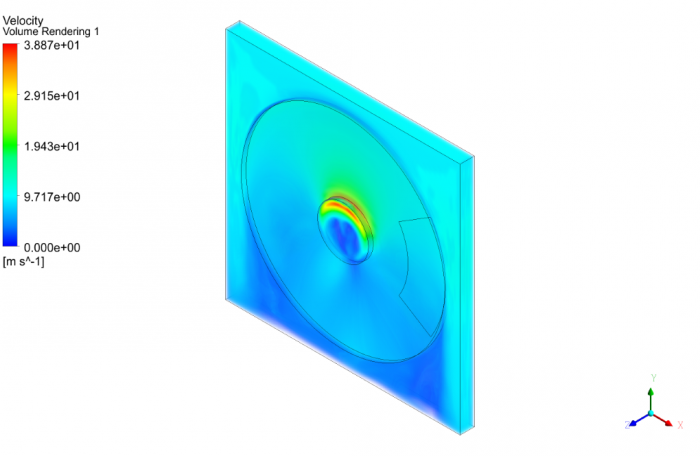 Brake Disk System Conduction Heat Transfer, ANSYS Fluent Simulation ...