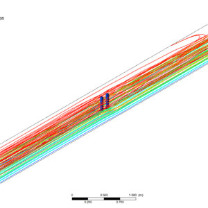 Bridge Pillars External Two-Phase Flow CFD Simulation, ANSYS Fluent ...
