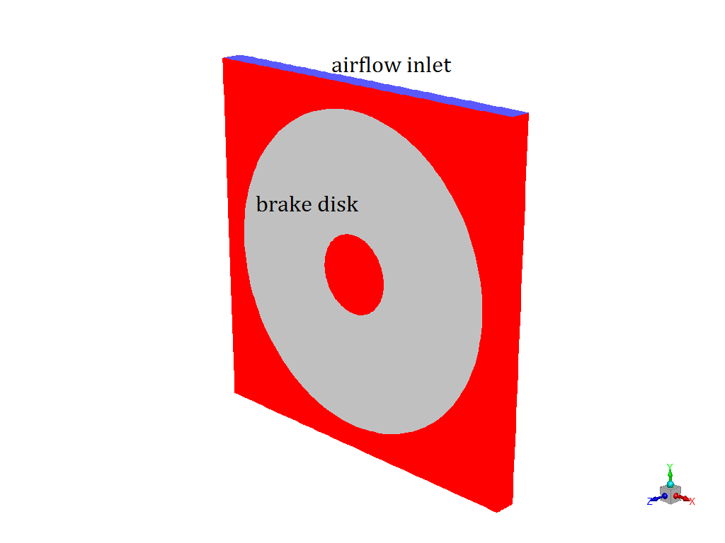 Brake Disk System Conduction Heat Transfer, ANSYS Fluent Simulation ...
