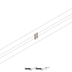 Bridge Pillars External Two-Phase Flow CFD Simulation, ANSYS Fluent ...