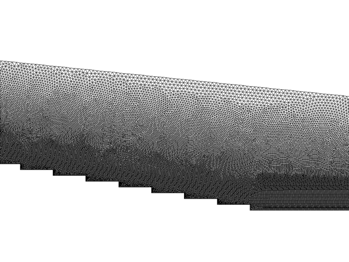 Stepped Spillway (Stair Spillway) CFD Simulation, ANSYS Fluent Training - MR CFD