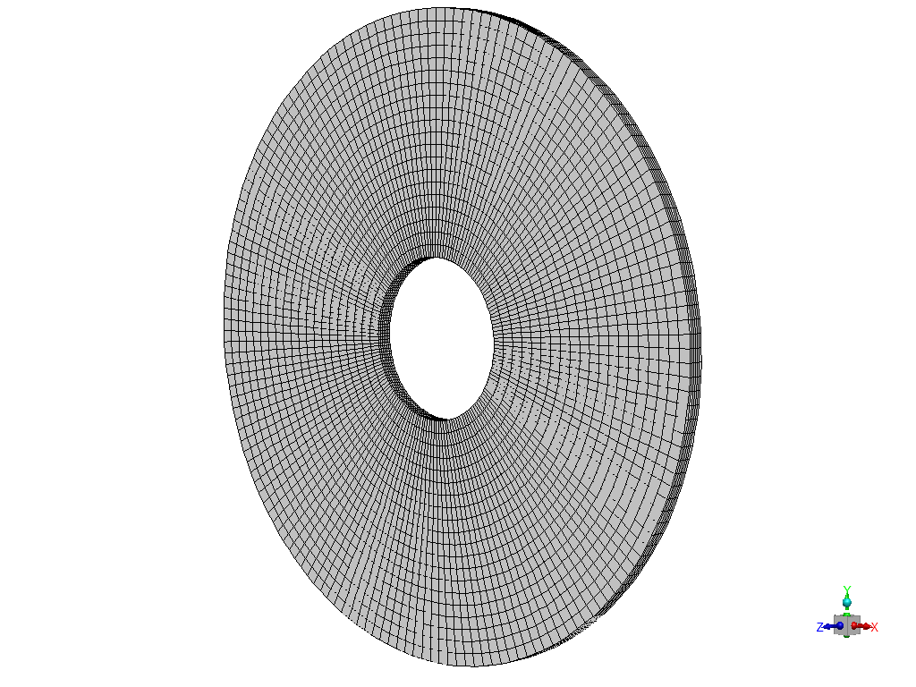 Brake Disk System Conduction Heat Transfer, ANSYS Fluent Simulation ...