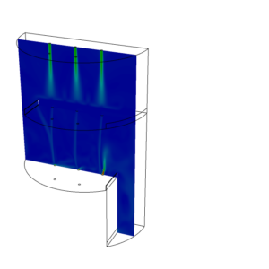 Distillation Column Tray CFD Simulation, Two Phase - MR CFD