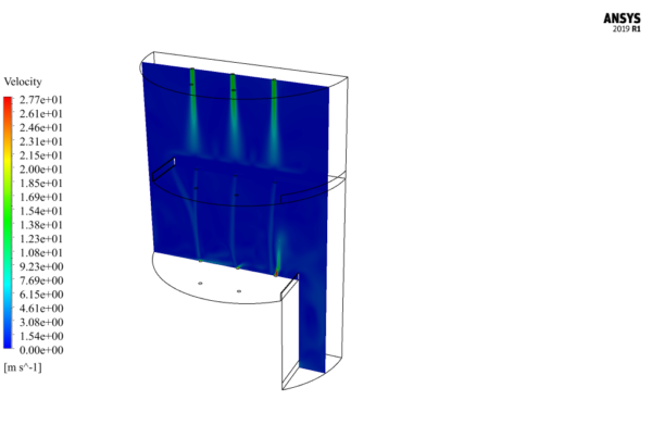 Distillation Column Tray CFD Simulation, Two Phase - MR CFD