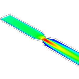 Eulerian Two Phase Flow within a Convergent-Divergent Channel, ANSYS ...