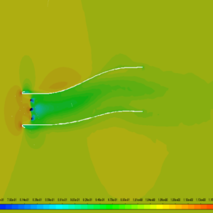 Acoustic in a Turbojet Intake Fan CFD Simulation - MR CFD