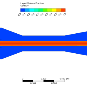 Ejector Two-Phase Flow CFD Simulation, ANSYS Fluent - MR CFD