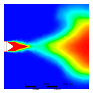 Fuel Injector CFD Simulation, Three-Phase Flow (Mixture Model) - MR CFD