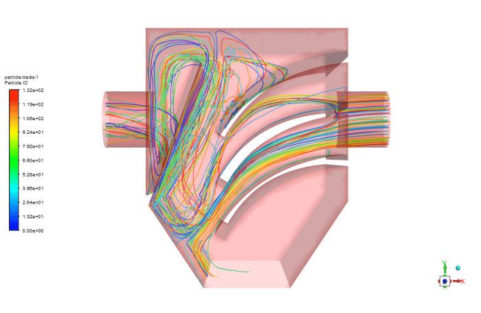 Discrete Phase Flow Trap (Trapper) by Gravity CFD Simulation, ANSYS Fluent Tutorial - MR CFD