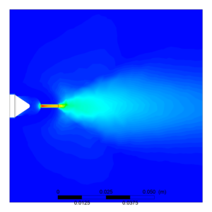 Fuel Injector CFD Simulation, Three-Phase Flow (Mixture Model) - MR CFD