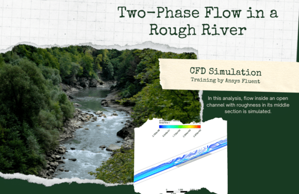 Two-Phase Flow in a Rough River, ANSYS Fluent CFD Simulation Training ...