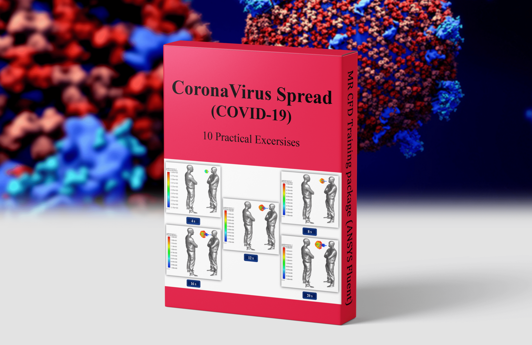 Coronavirus CFD Simulation Training Package, 10 Practical Exercises ...