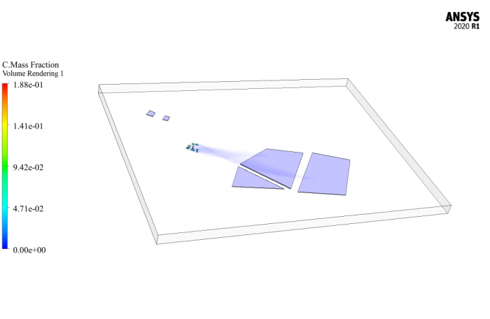 Explosion and Pollutant Dispersion of Oil Storage Tank - MR CFD