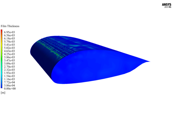 Icing of a 3-D Airfoil Surface CFD Simulation, ANSYS Fluent Tutorial ...