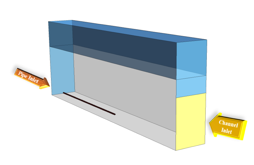 Counterflow CFD Simulation within a Canal, ANSYS Fluent Training - MR CFD