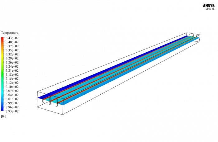 Radiator Heat Transfer Simulation by Hot Nanofluid Flow, ANSYS Fluent ...