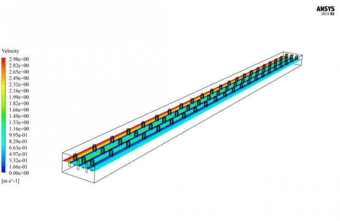 Finned Tube Radiator Heat Transfer CFD Simulation, ANSYS Fluent ...