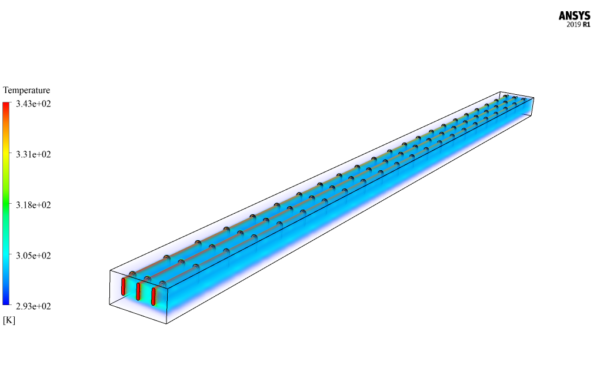 Finned Tube Radiator Heat Transfer CFD Simulation, ANSYS Fluent ...