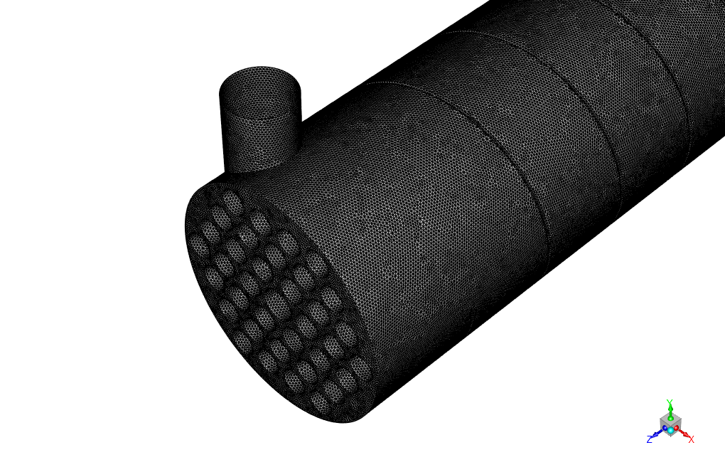 shell and tube heat exchanger with staggered baffles, Paper Numerical ...